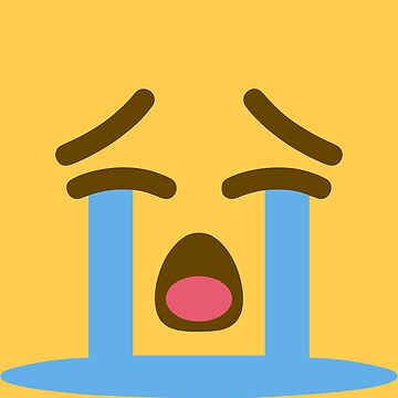 "Loudly Crying Emoji Uohhhhhhhhh Cunny" Sticker for Sale by SOVLLESS ...