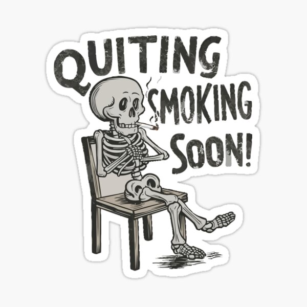 "stop smoking" Sticker for Sale by Ali Aboelmakarem | Redbubble