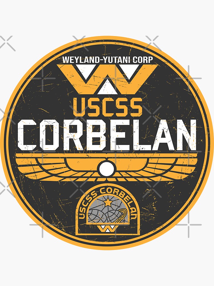 "USCSS Corbelan" Sticker for Sale by edcarj82 | Redbubble