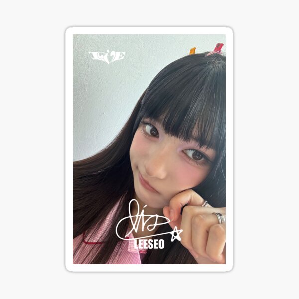 "IVE LEESEO IVE ACCENDIO HEYA IVE Mine" Sticker for Sale by ...