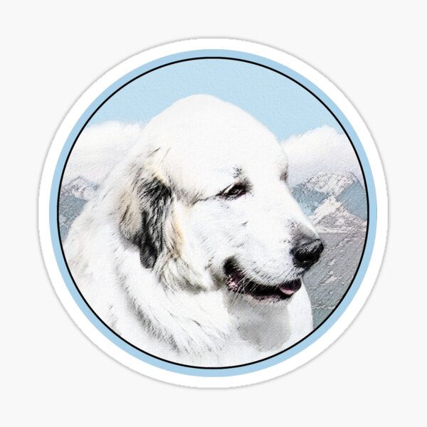 "Great Pyrenees" Sticker by alpendesigns | Redbubble