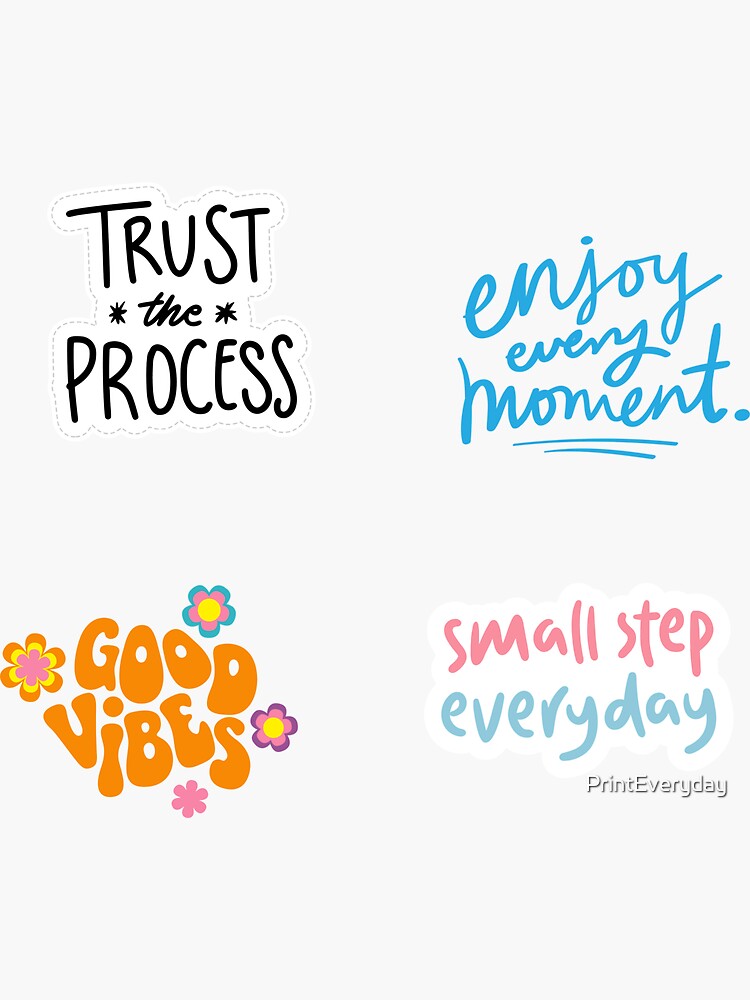 "Positive Quotes | Positive Quotes Stickers | Laptop Stickers ...