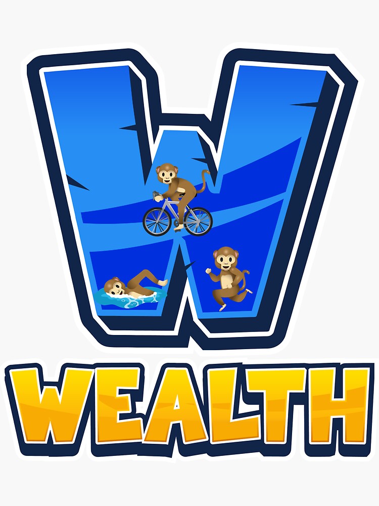 "Wealth Logo" Sticker for Sale by WealthApparel | Redbubble