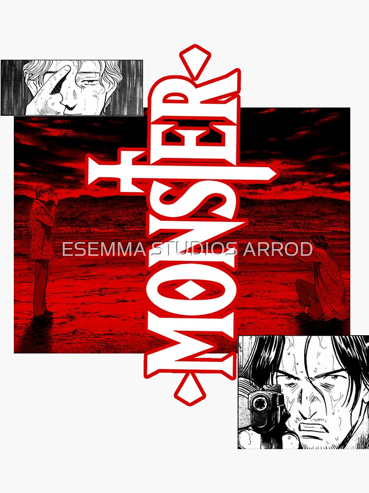 " Monster - Monster Johan vs tenma - anime - urasawa- 03" Sticker by ...