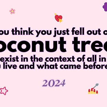 "girly pop coconut tree" Sticker for Sale by smadison20 | Redbubble