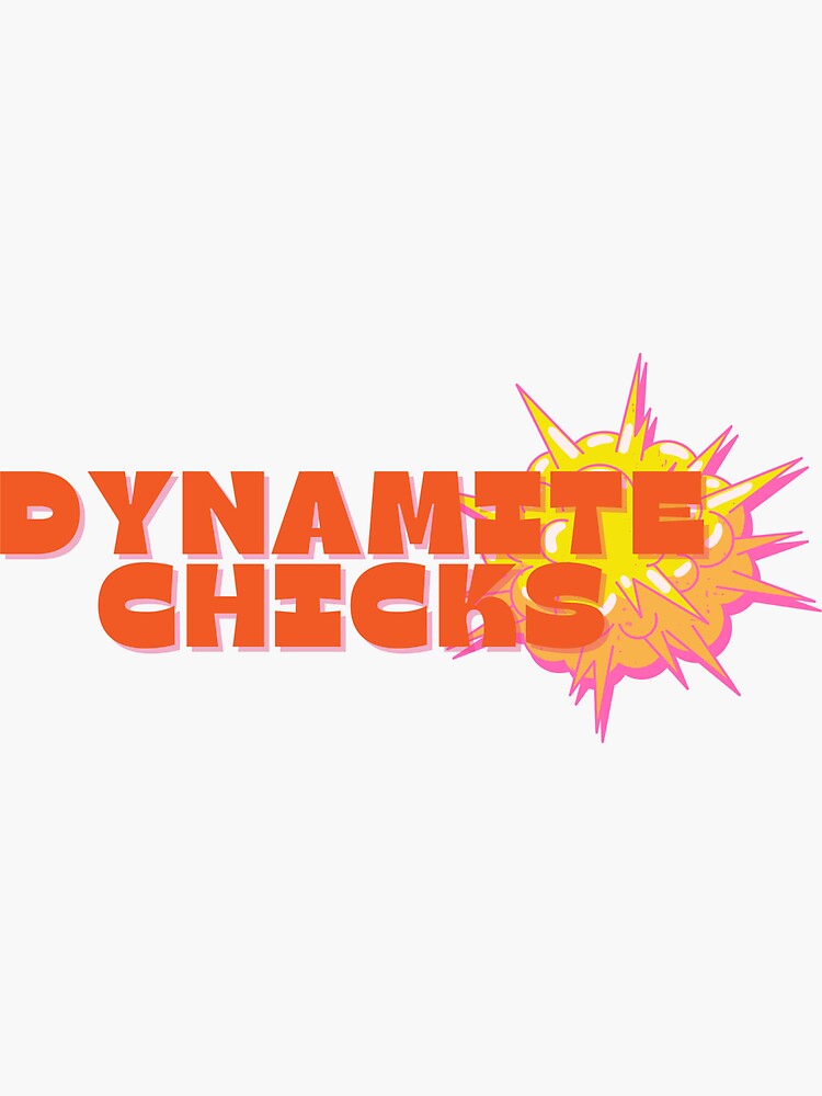 "Dynamite Chicks | Taskmaster UK" Sticker for Sale by Hell0Potato | Redbubble