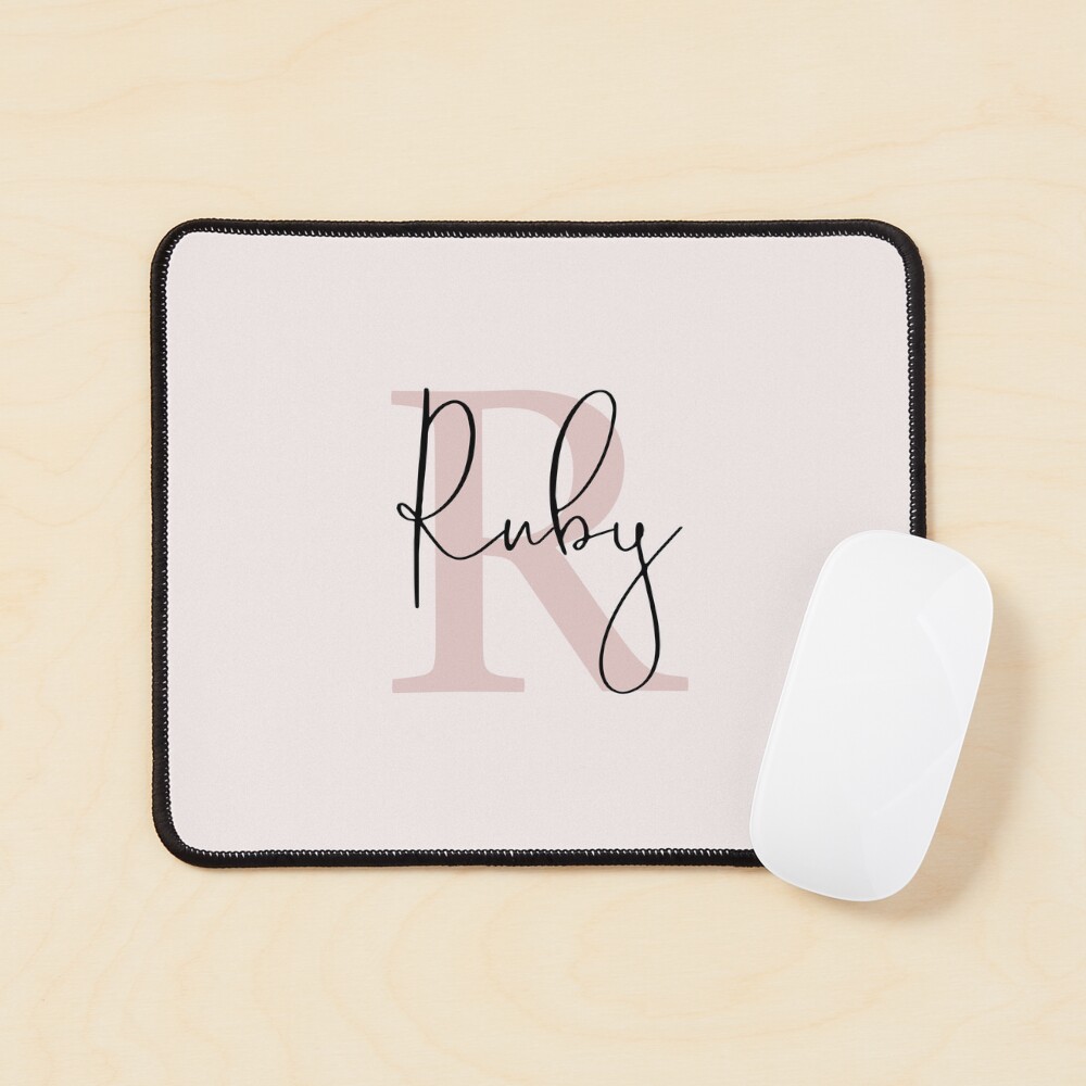 "Ruby - Custom name on black cursive font " Sticker for Sale by To the ...