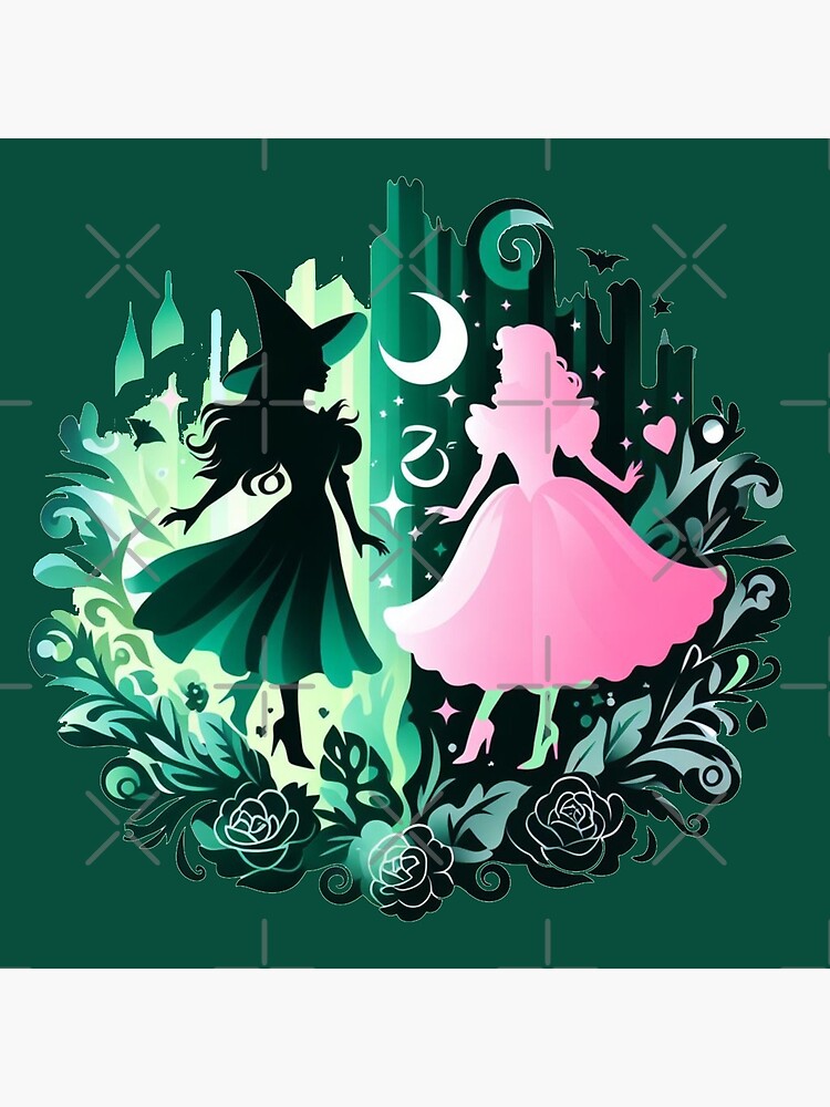 "Elphaba & Glinda Wicked the Musical" Poster for Sale by NerdiPop ...