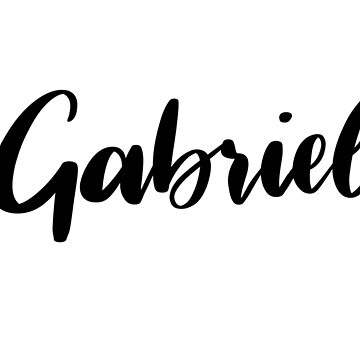 "Gabriel" Sticker for Sale by ellietography | Redbubble