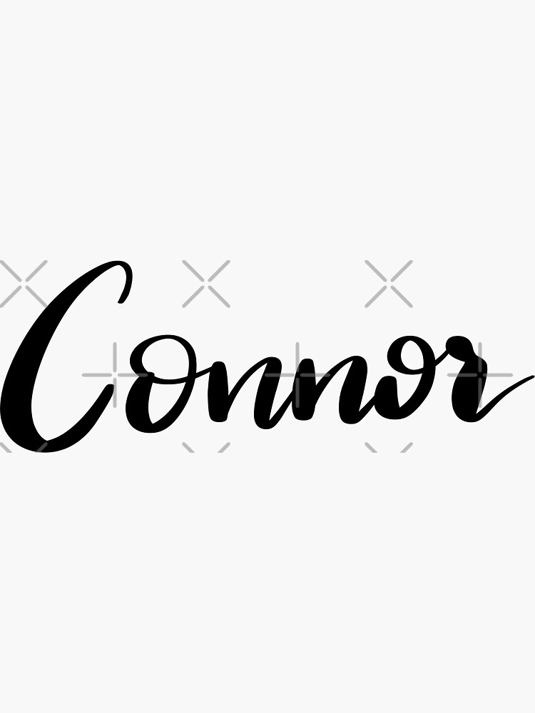 "Connor" Sticker for Sale by ellietography | Redbubble