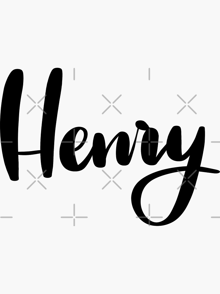"Henry" Sticker for Sale by ellietography | Redbubble