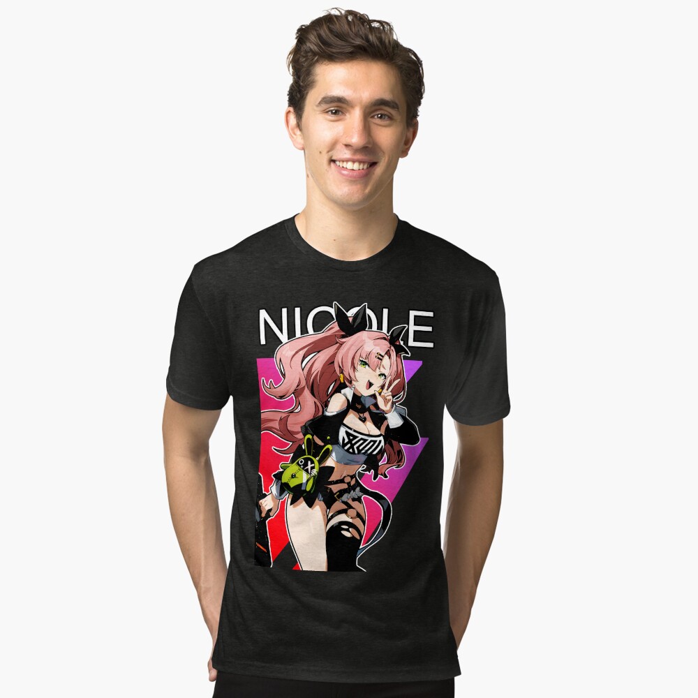 "Nicole Demara Zenless Zone Zero Shirt fan Nicole ZZZ Stickers t shirt ...
