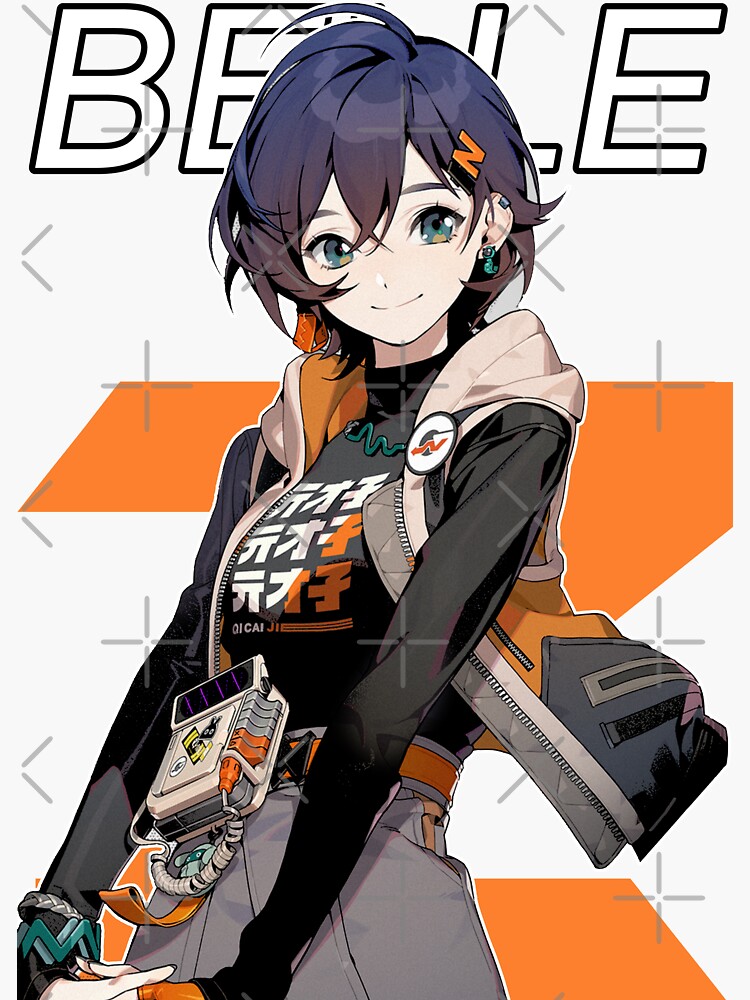 "Belle Zenless Zone Zero Shirt fan Belle ZZZ Stickers Decals ZZZ case ...