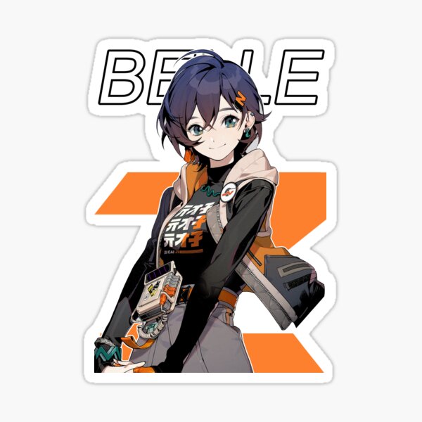 "Belle Zenless Zone Zero Shirt fan Belle ZZZ Stickers Decals ZZZ case ...