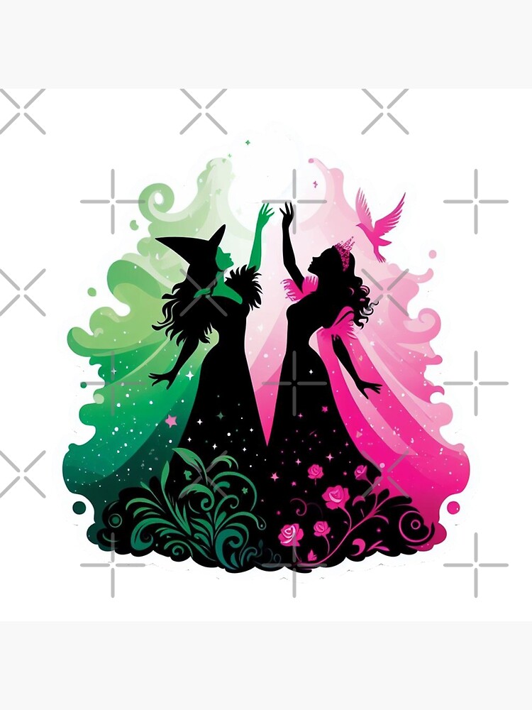 "Elphaba & Glinda Wicked the Musical" Poster for Sale by NerdiPop ...