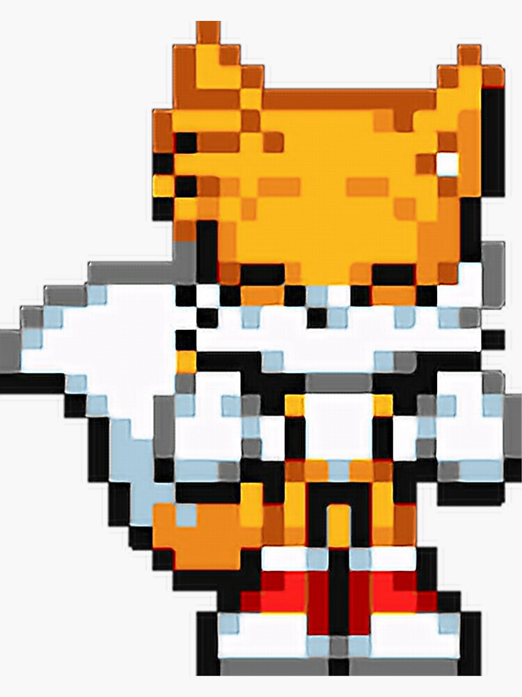 Tails Pixel Art Tails By GeckoGaming2015 | Pixel Art, Sonic Funny,