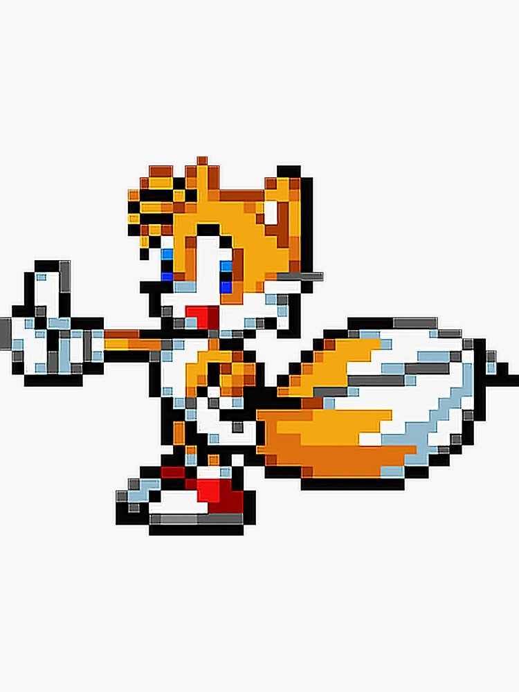 Tails Pixel Art Tails By GeckoGaming2015 | Pixel Art, Sonic Funny,