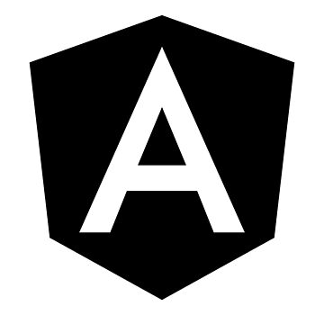 "Angular Angular.js Black Logo Long Sleeve T-Shirt" Art Board Print for ...