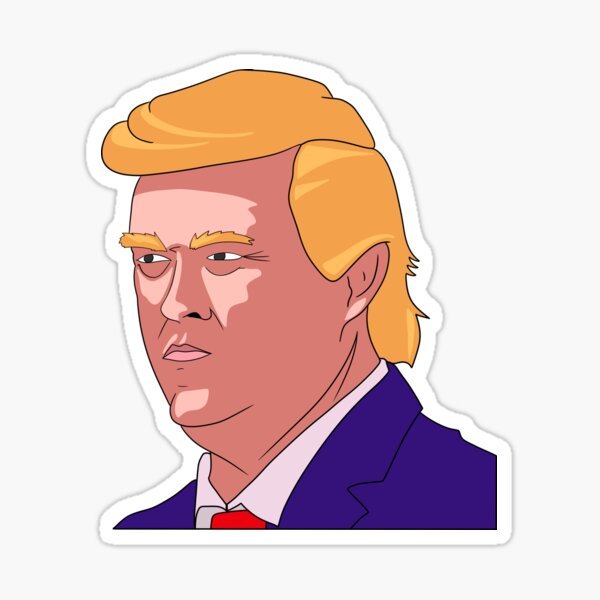 "Shane Gillis Trump" Sticker for Sale by Bjammer | Redbubble