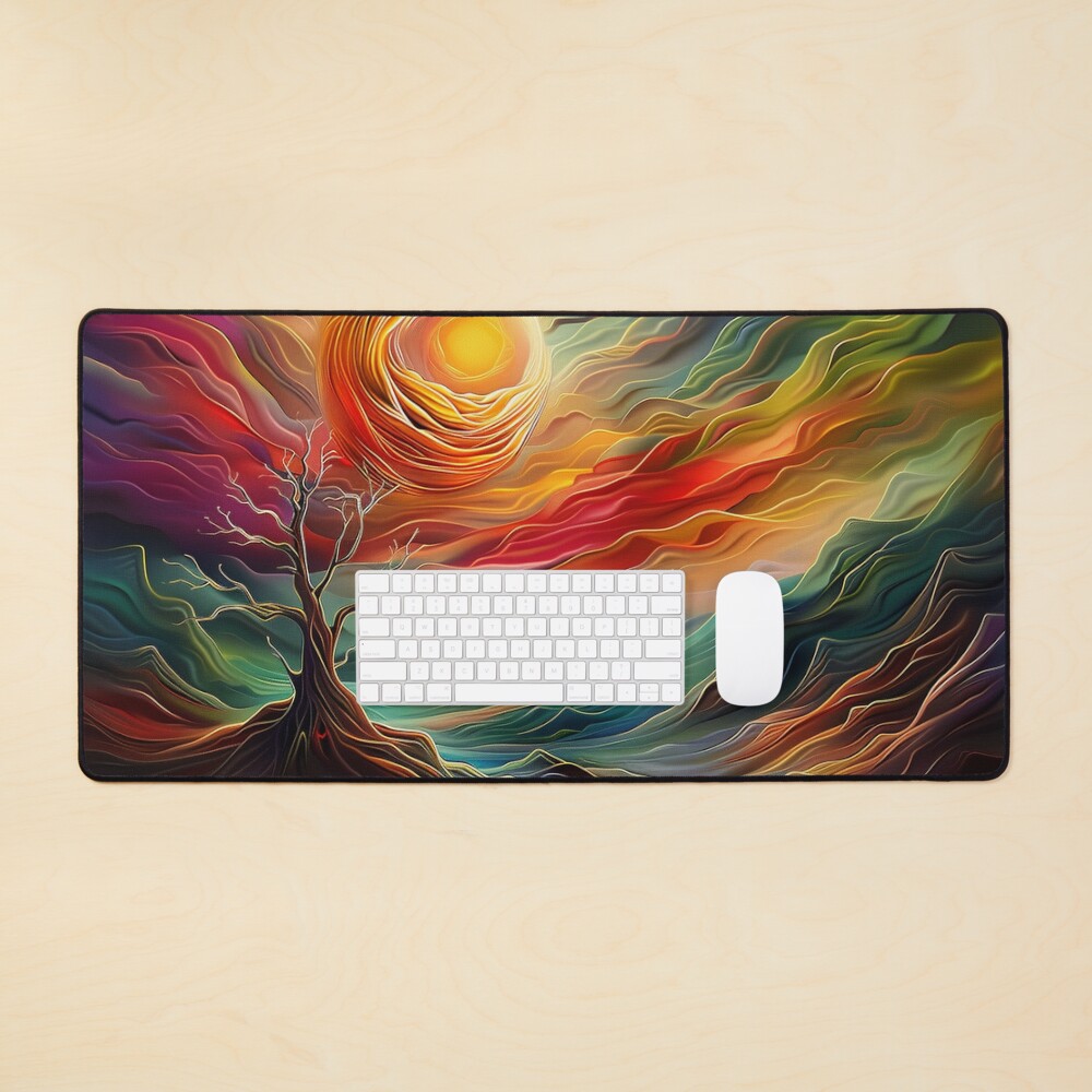 "Psychedelic Landscape: Watchful Eye In The Sky" Sticker for Sale by ...