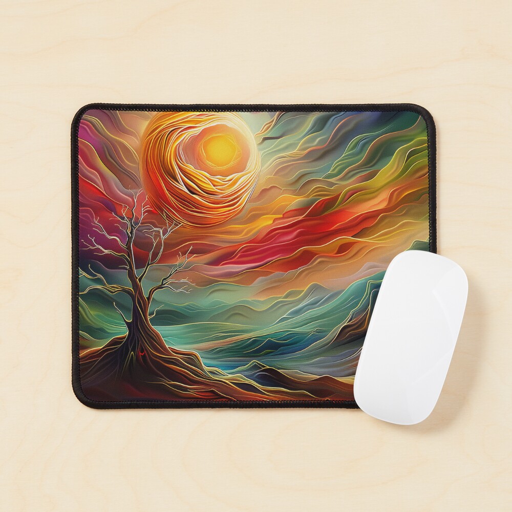 "Psychedelic Landscape: Watchful Eye In The Sky" Sticker for Sale by ...