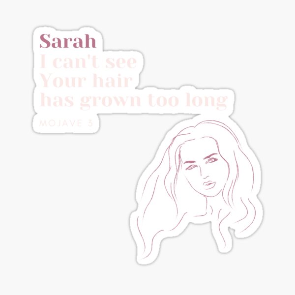 "Sarah Mojave 3 Fan art" Sticker for Sale by Etaipal | Redbubble