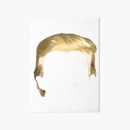 "trump hair sticker" Art Board Print by DeSaings | Redbubble