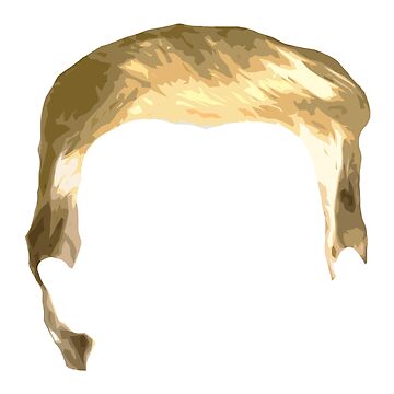 "trump hair sticker" Art Board Print by DeSaings | Redbubble