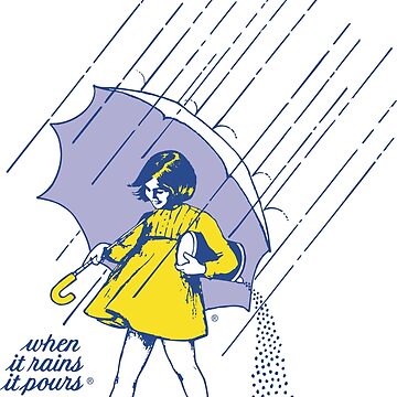"Morton Salt Girl (When It Rains...)" Sticker for Sale by ElliotoillE ...