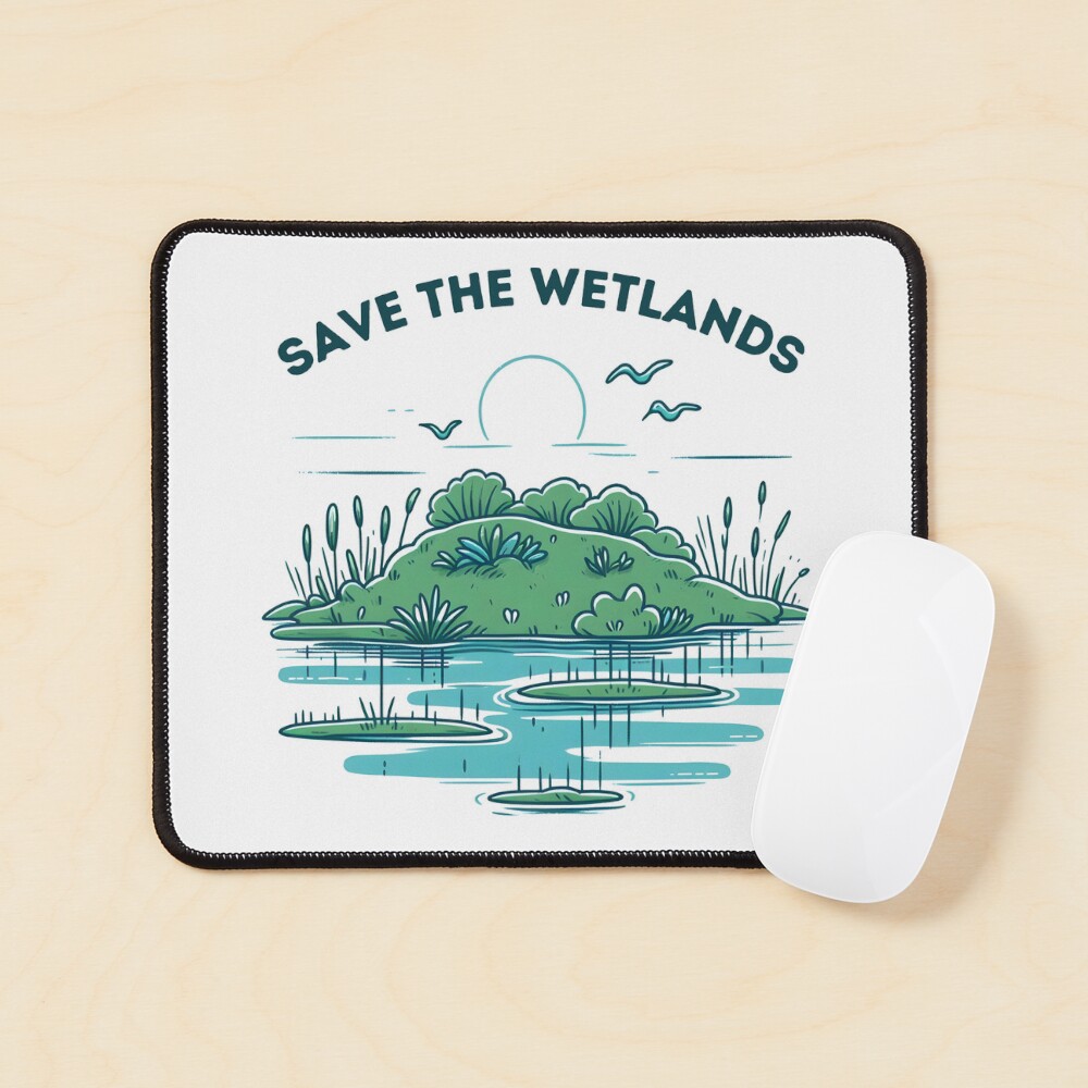 "Save the Wetlands" Sticker for Sale by asilentcowbell | Redbubble