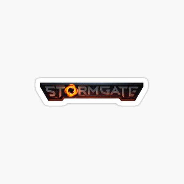 "Stormgate Game Logo" Sticker for Sale by ContTraders | Redbubble