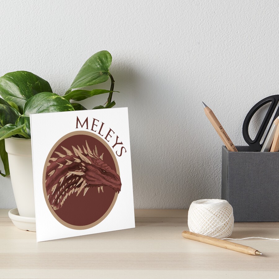 "Meleys - House of the Dragon (Rhaenys Targaryen Dragon)" Sticker for ...
