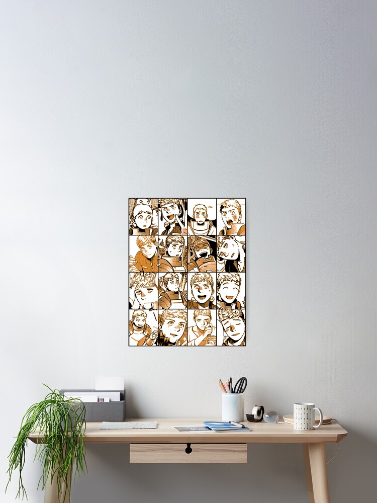 "Laios - Dungeon meshi Manga Panel collage" Poster for Sale by ...