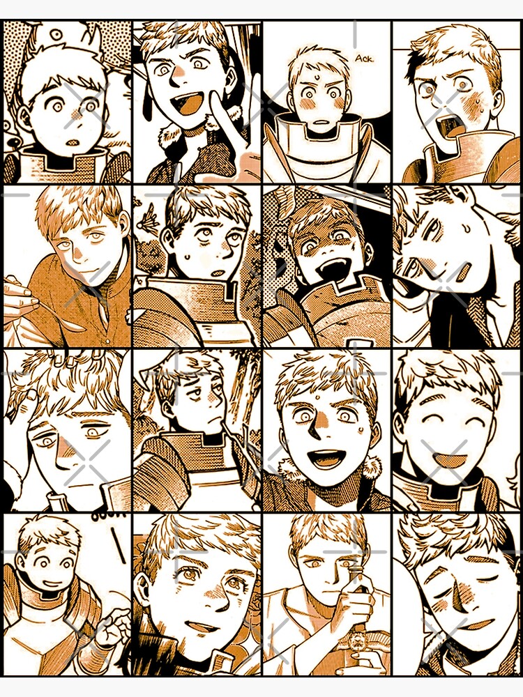 "Laios - Dungeon meshi Manga Panel collage" Poster for Sale by ...