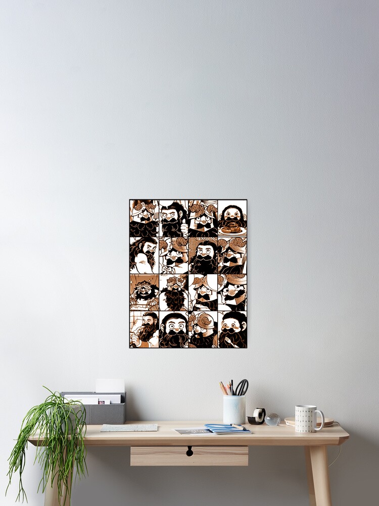 "Senshi - Dungeon meshi Manga Panel collage" Poster for Sale by ...