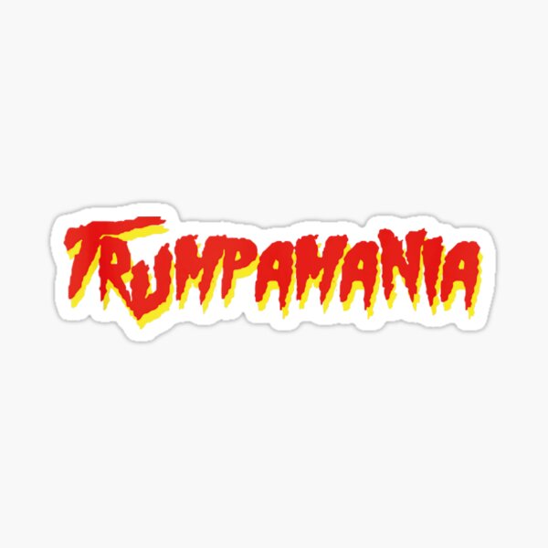 "Funny Trumpmania Wrestling Meme 2024" Sticker for Sale by iam8lu3 ...