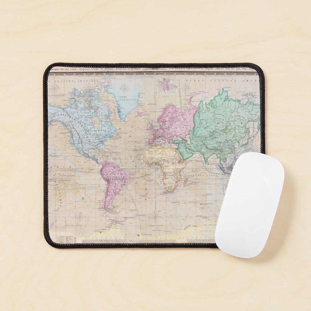 "Detailed World Map, The World Map, World Map, Rainbow Map, Bohemian ...