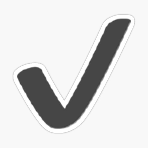 "Check Mark Emoji" Sticker for Sale by Emooji | Redbubble