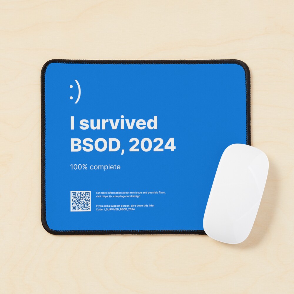 "I Survived BSOD 2024" Essential T-Shirt for Sale by doganuraldesign ...