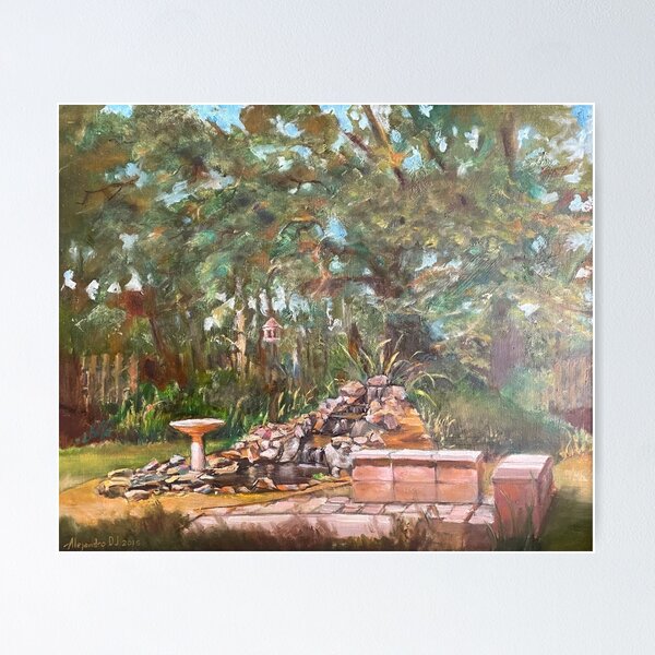 "Fish Pond" Poster for Sale by alejandrodj | Redbubble