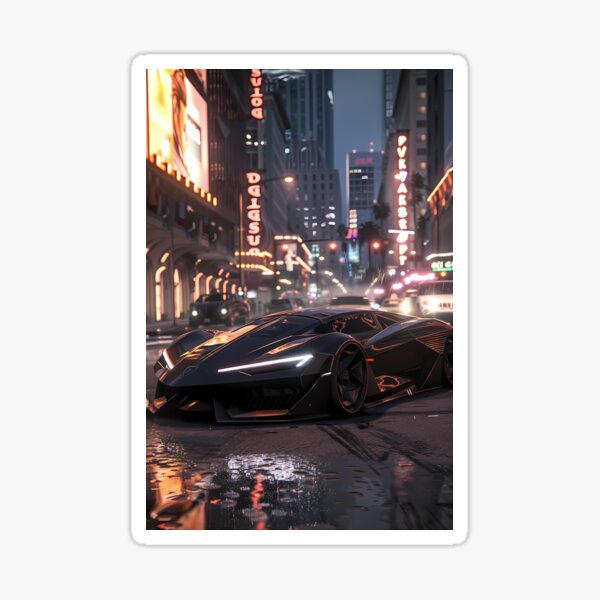 "Welcome to the city" Sticker by MidArtForge | Redbubble