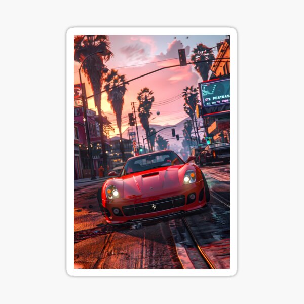 "Welcome to the city" Sticker by MidArtForge | Redbubble