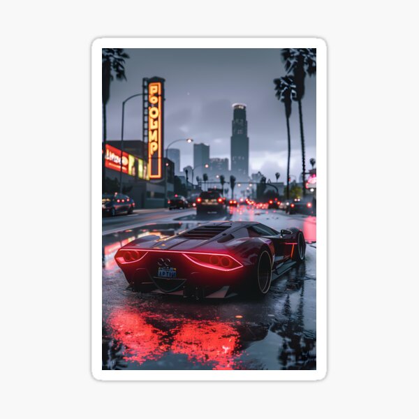 "Welcome to the city" Sticker by MidArtForge | Redbubble