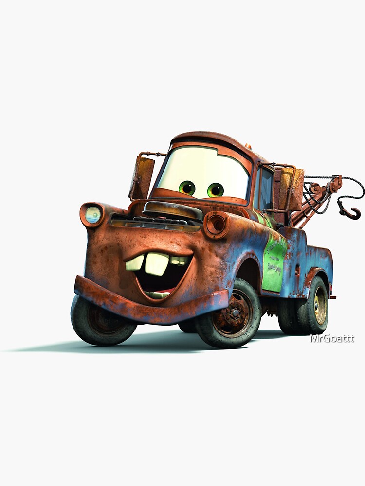 "Tow Mater" Sticker for Sale by wearecarlovers- | Redbubble