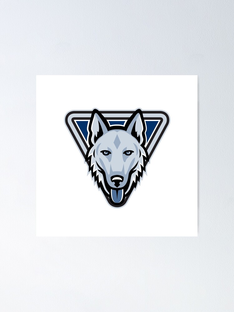 "Police Dog Triangle Mascot" Poster for Sale by patrimonio | Redbubble