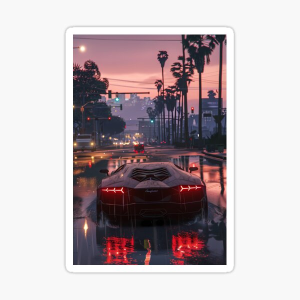 "Welcome to the city" Sticker by MidArtForge | Redbubble