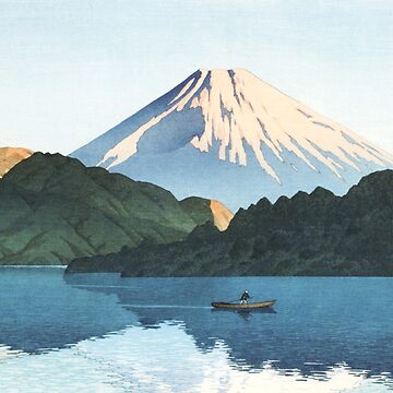 "Hakone, Ashinoko by Kawase Hasui Ukiyo-e Japanese Art" Sticker for ...