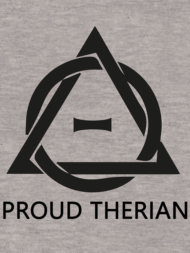 "Theta-Delta Therian Symbol Therianthropy "PROUD THERIAN"" Essential T ...