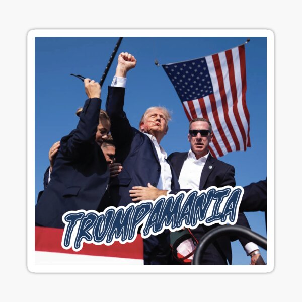 "TRUMPAMANIA quote hulk hogan USA 2024 " Sticker for Sale by NovaCarter ...