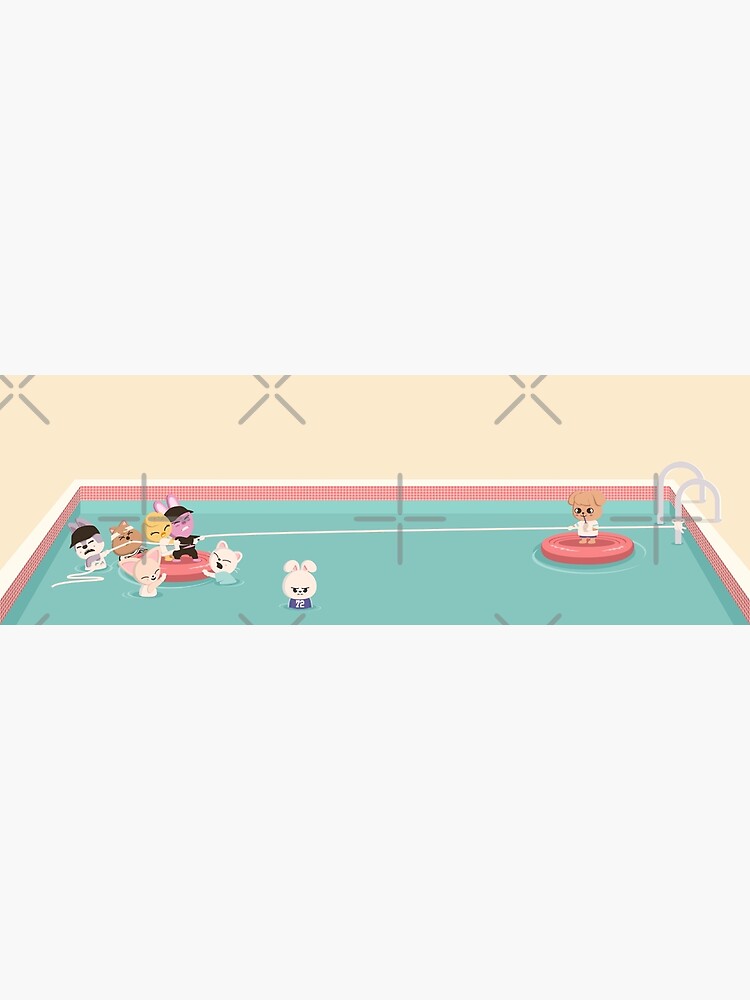 "Stray Kids SKZOO Pool" Poster for Sale by imsofandom | Redbubble